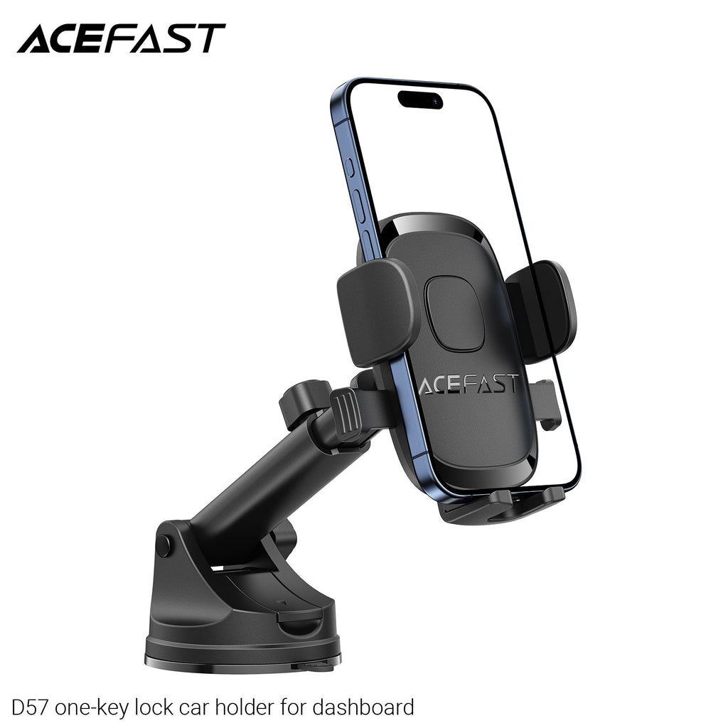 Acefast D57 One-Key Lock Car Holder For Dashboard And Windshield ...