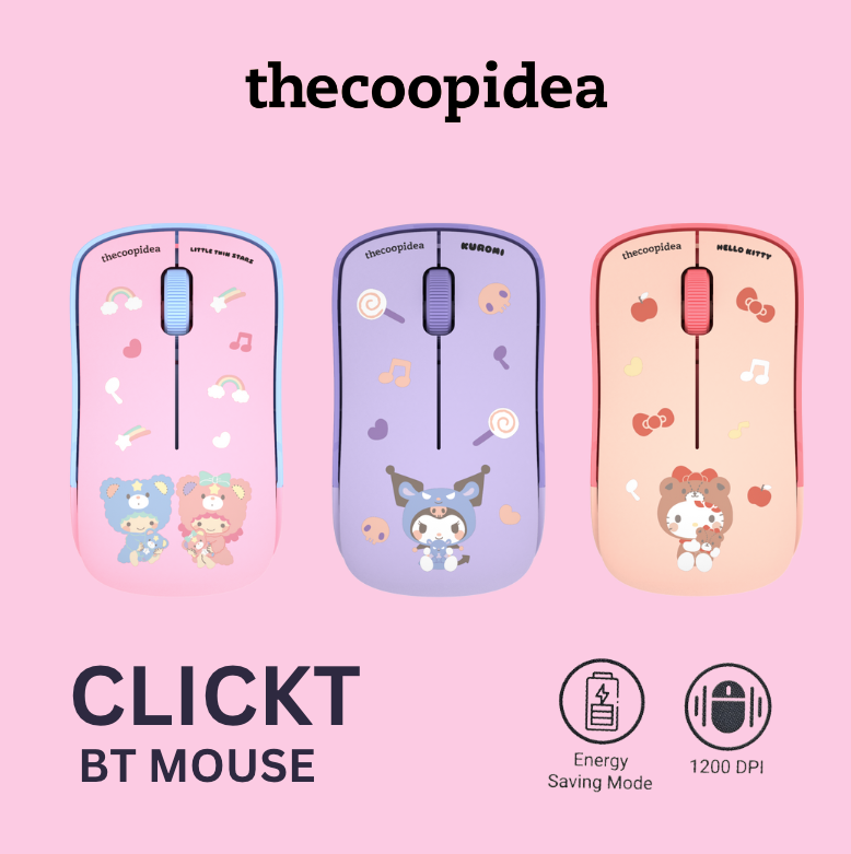 [New Arrival 2023] thecoopidea x Sanrio CLICKY Bluetooth Mouse - Littl ...