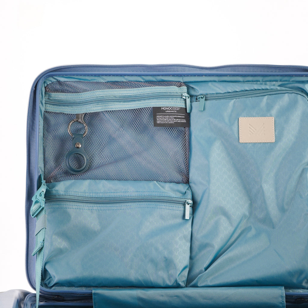 MONOCOZZI URBANITE|34L/72L/118L Expandable 4 wheels TSA Lock Top Flip ...