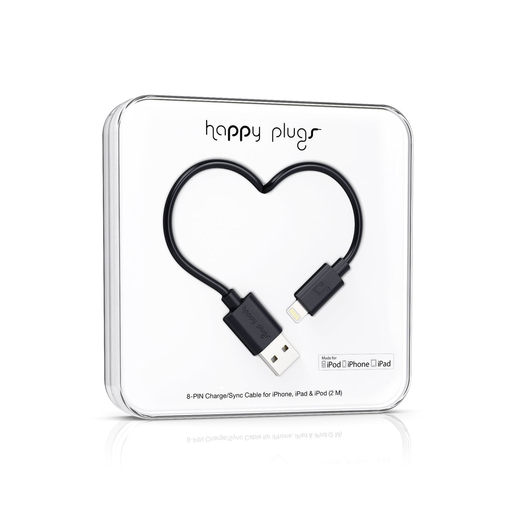 Happy Plugs Lightning to USB Charge/Sync Cable (2.0m) - MFI Certified ...